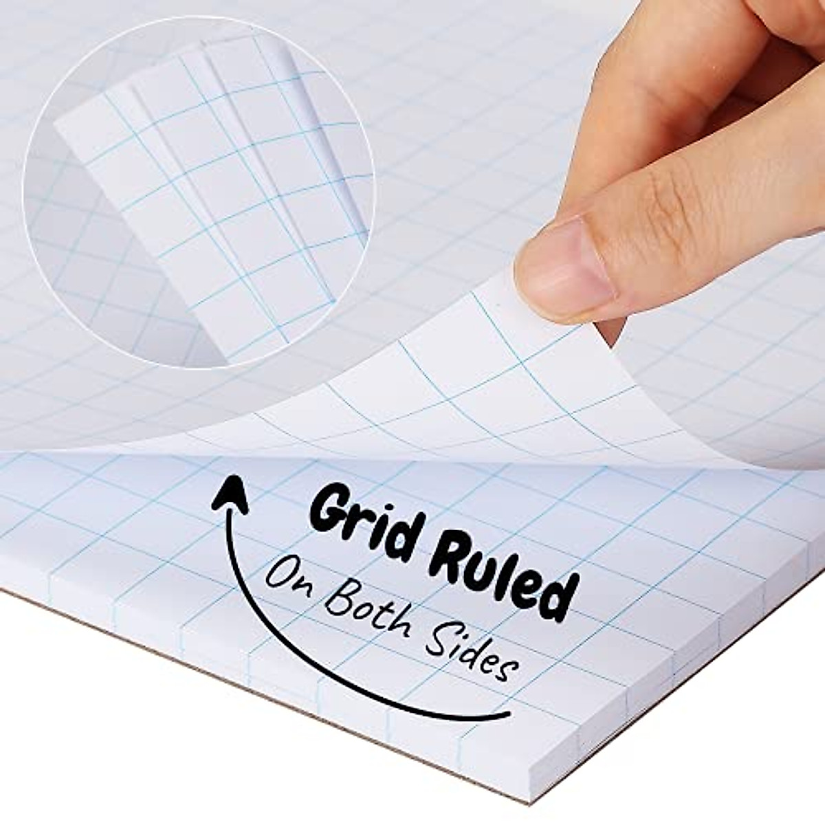 Mr. Pen- Graph Paper, 2x2 (2 Squares per inch), 8.5"x11", 55 Sheets, Grid Paper, Graphing Paper, Graph Paper Pad, Math Graph Paper, Grid Paper Pad, 1/2 Inch Graph Paper, Square Paper, Math Paper