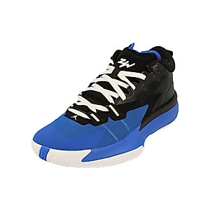 Nike Air Jordan Zion 1 Mens Basketball Trainers DA3130 Sneakers Shoes (UK 10 US 11 EU 45, Black White Hyper Royal 004)