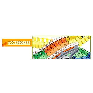 Race Car Track Flexible with Lift Create Your Own Track 120 Pcs. +3 by Mundo Toys