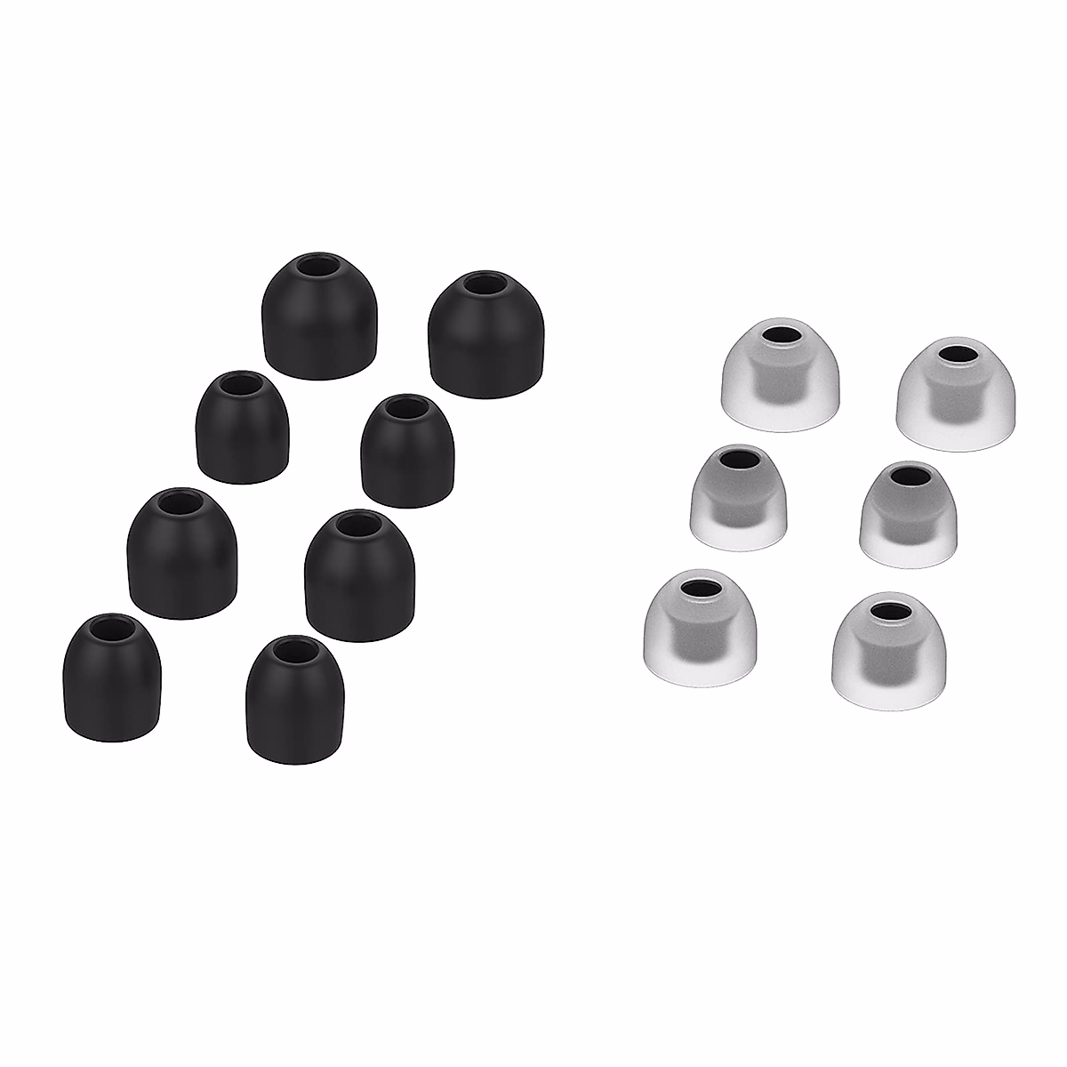 AWADUO for Sony WF-1000XM3 Silicone Earpads, Silicone Protective Earphone Ear Tips Case Cover Shell for Sony WF-1000XM4, Soft and Durable(Silicone Black)