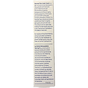 Dermisa Skin Fade Cream with Vitamin C | Helps Reduce Dark Spots and Age Spots | All Skin Types | 1.78 OZ | Pack of 3