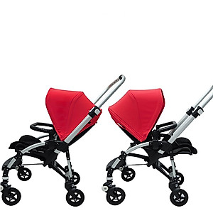 Stroller Handlebar Console Adjustable Armrest Bumper Bar Compatible with Bugaboo Bee 3 Bee 5 Bee 6 Baby Strollers (Oxford Fabric)