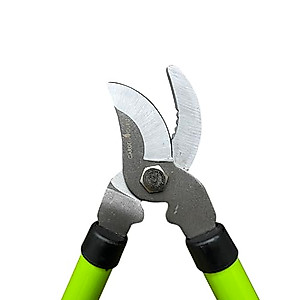 Garden Guru Bypass Loppers Tree Trimmer Clipper – Compact 15 inch High Carbon Steel Blade Gardening Loppers Pruning Shear - Comfort Grip Handles – Heavy Duty Branch Cutter – Cut Thick Branches w Ease