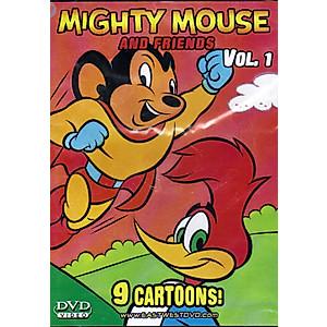 Mighty Mouse and Friends Vol 1~ Featuring: Little Audrey, Woody Woodpecker, the Talking Magpies, Herman, Buzzy, Felix the Cat, and More[slim Case]