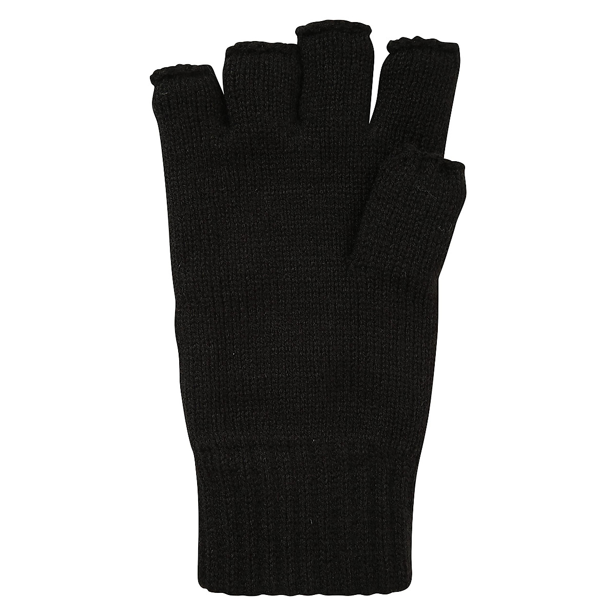 Mountain Warehouse Fingerless Knitted Gloves - Light Ski Gloves Black