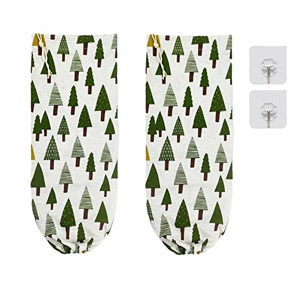 BEST BODDY plastic bag bracket Wall mounted sundry bag organizer Large capacity shopping bag storage Pet waste transport bag receiver Can be cleaned (green), 22*8.3in