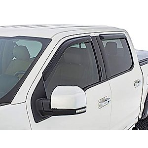 Stampede 6253-2 Tape-Onz Sidewind Deflector for RAM 4-Door (Smoke)