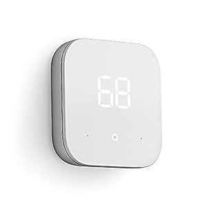 Certified Refurbished Amazon Smart Thermostat – ENERGY STAR certified, DIY install, Works with Alexa – C-wire required