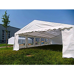 AMERICAN PHOENIX Party Tent 40x20 Heavy Duty Large White Commercial Fair Shelter Wedding Events Canopy Tent (White, 20x40)