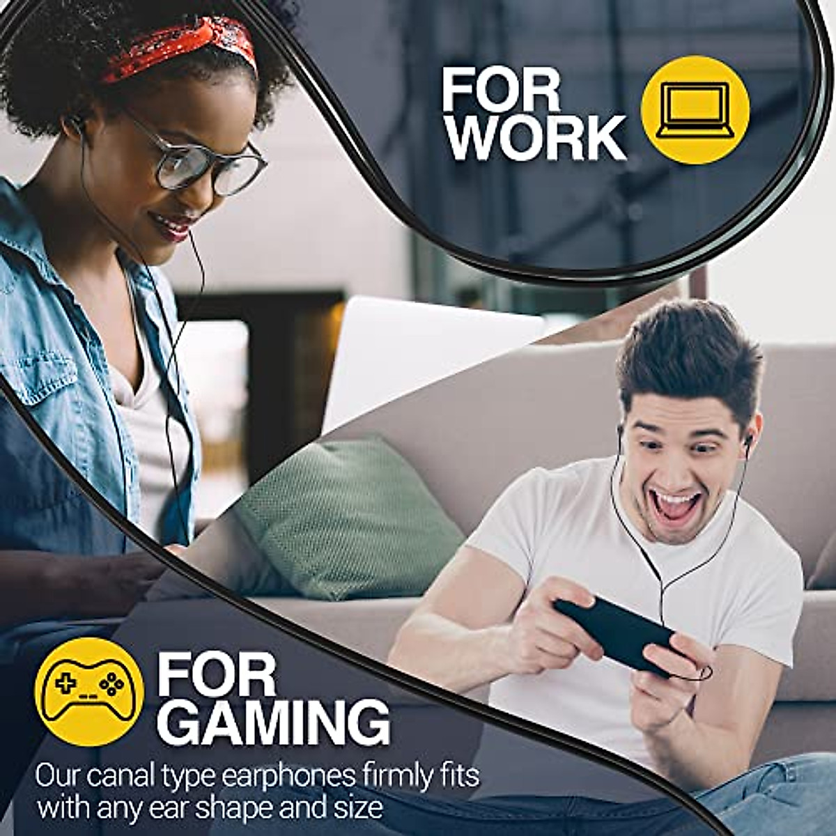 Original Samsung AKG Earbuds 3.5mm in-Ear Earbud Headphones with Remote & Mic for Galaxy A71, A31, Galaxy S10, S10e, Note 10, Note 10+, S10 Plus, S9 - Includes Rubber Pouch - (AKG + Red Pouch)