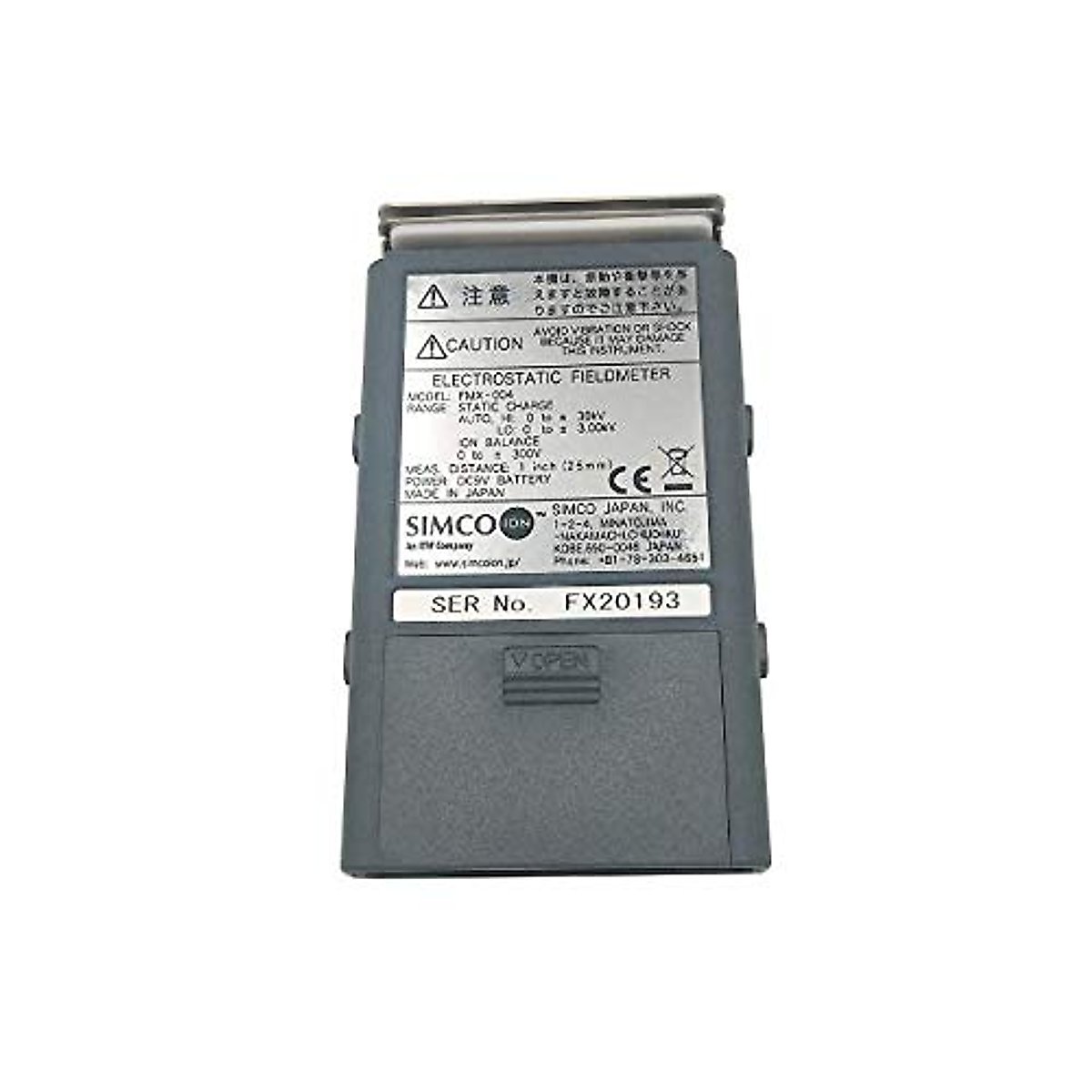 RaeSung SIMCO FMX-004 Electrostatic Field Meter ESD Test Meter FMX004 Electrostatic Tester Measuring Range 0 to ±1.49KV