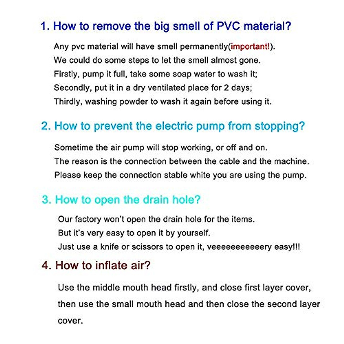 ECOiNVA Inflatable Swimming Pool Bathtubs Hot Tubs with Electric Air Pump (130cm)