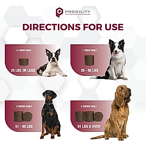 Nootie Progility Urinary Support Supplement for Dogs, Bladder Support and Urinary Tract Support for Dogs with Cranberry and D-Mannose, 90 Soft Chews per Container