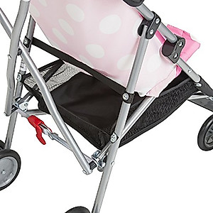 Disney Umbrella Stroller with Basket, Pink Minnie