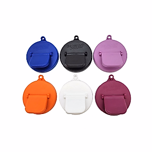 Beverage Budde Can Cover - Can Cover For Standard Size Soda/Beer/Energy Drink Cans - Made In The USA - BPA-PCB Free - Assort Colors - 6 pack (Plain)