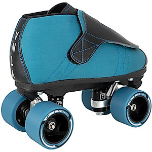 VNLA Junior Code Blue Jam Skate for Men and Women - Indoor Unisex Roller Skate (Men 9 / Women 10)