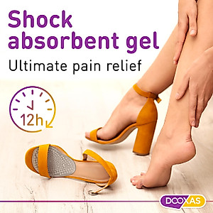 High Heel Comfort Pads | Metatarsal Pads Women - 4 Ball of Foot Cushions for Heels. Pain Relief Ball of Foot Cushions for Any High Heels - High Heel Inserts for Women - Heel Pads for High Heels