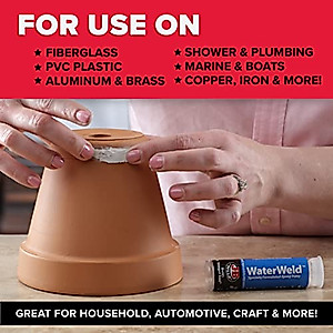 KoolMore SCF-16C Chest Freezer, 16 cu. ft, White & J-B Weld WaterWeld, 1 Hour Cure, Epoxy Putty Stick - 2 Pack, Off-White (8277-2)