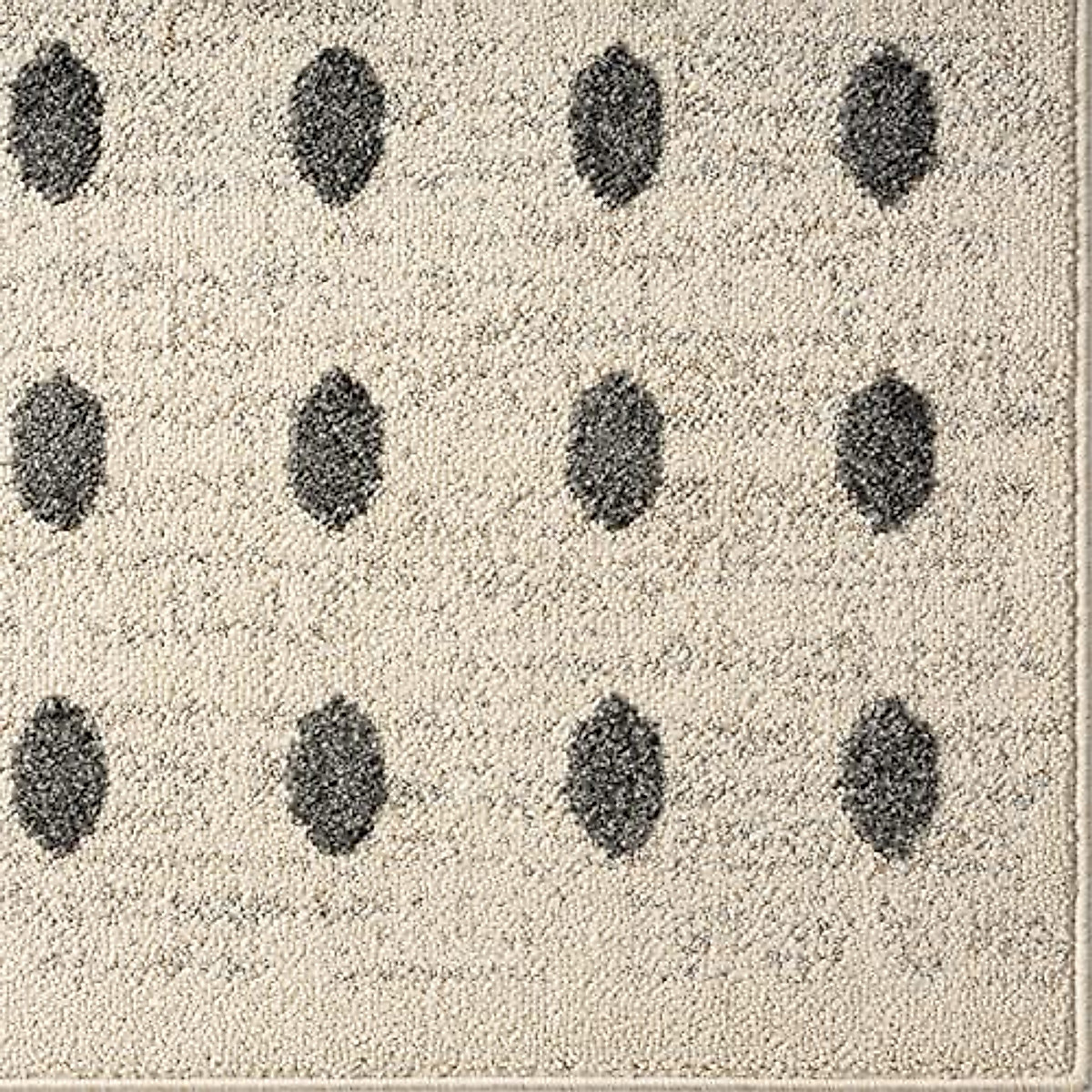 LUXE WEAVERS Modern Geometric Dots Cream 2x3 Area Rug