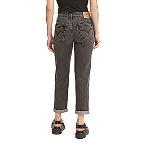 Levi's Womens New Boyfriend (Also Available In Plus) Jeans, Night Is Young - Black, 28 Regular US