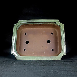 Planters Rectangular Extra-Large Bonsai Flower Pot Indoor and Outdoor Courtyard Balcony Floor-to-Ceiling Plant Pot (Bottom Punch) Flower Pot