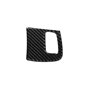 miusani Carbon Fiber Interior Sticker Decoration Trim Cover Decals Compatible with Audi A4 B8 A5 Q5 Accessories RT06 (Engine Start Keyhole Switch)