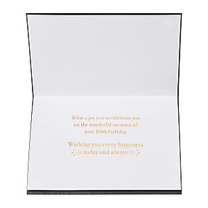 Papyrus 80th Birthday Card (Wishing You Every Happiness)