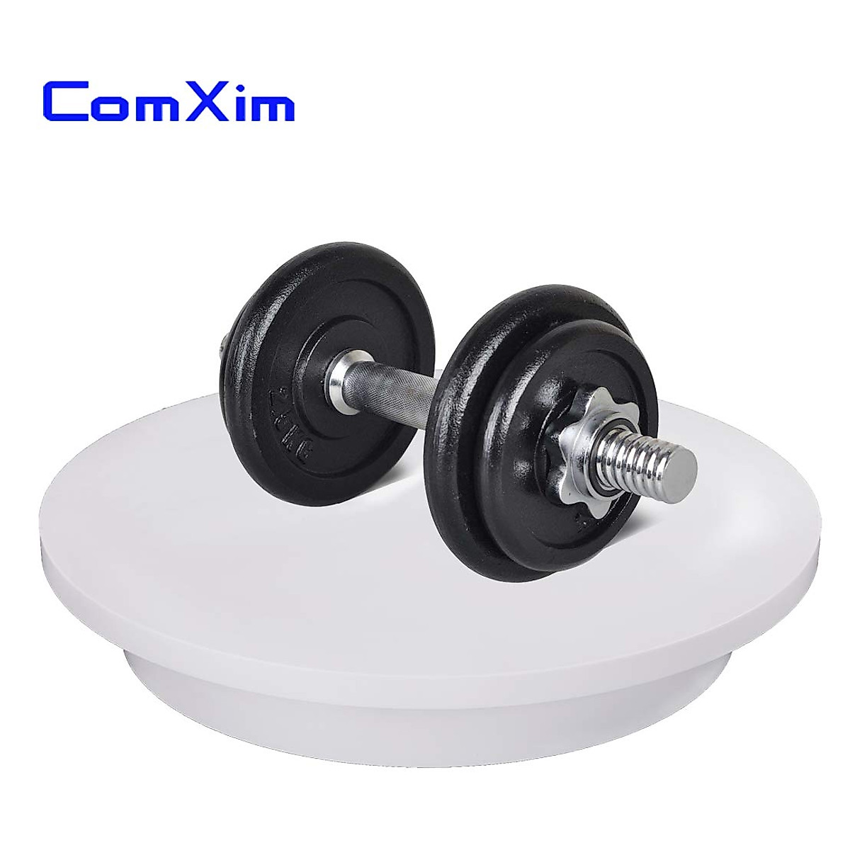 ComXim Professional 360 Degree Photography Turntable for Product Photography, 15.8in(40cm) Diameter,Automatic Remote Control Angle,Speed,Direction, Various Rotation Mode (White)