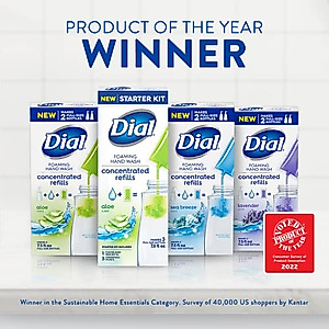Dial Foaming Hand Wash Concentrated Refill, Lavender-scented, 8 pack, 6.72 fl oz
