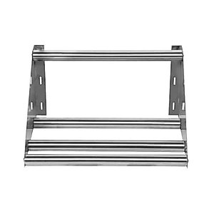 Express KitchQuip Premium Quality Stainless Steel Tubular Rack Wall Mounted Shelf – NSF Certified (22")