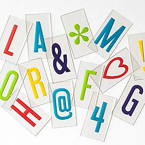 My Cinema Lightbox Extra Letter and Symbol Packs, Colour Letters, Emojis, Fonts, for Light Box Size A5, A4, A3, Plus Storage (A4 - Original Lightbox, Vibrant Colors - Letters, Numbers, Symbols)