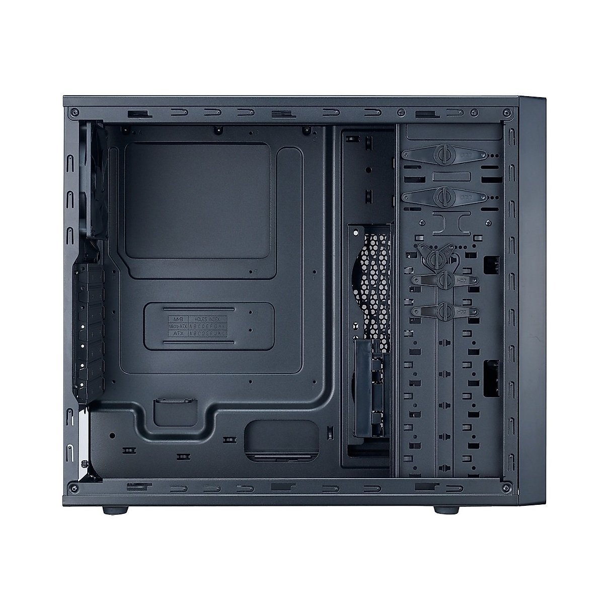 Cooler Master N400 - Mid Tower Computer Case with ATX Motherboard Support, Multiple 240mm Radiator Support, and Ventilated Front Panel