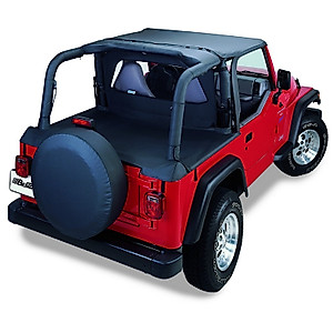 Bestop 5252835 Black Diamond Targa-Style Strapless Bikini Top for 2003-2006 Wrangler