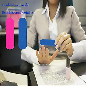 Transun Moo Mini Nail Files Bulk, 100 Pack 2 Inches Disposable Double Sided Emery Boards Manicure Pedicure Tools(1002)
