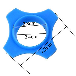 12 Pieces Shakeproof Anti-Rolling Handheld Microphone Windscreen Foam Cover & Mic Protection Silicone Ring & Bottom Rod Sleeve Holder Set for KTV Device(Color Random)