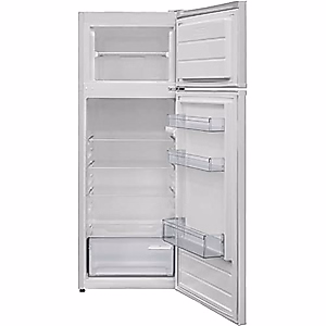 Avanti RA75V0W Apartment Refrigerator Freestanding Slim Design Full Fridge with Top Freezer for Condo, House, Small Kitchen Use, White