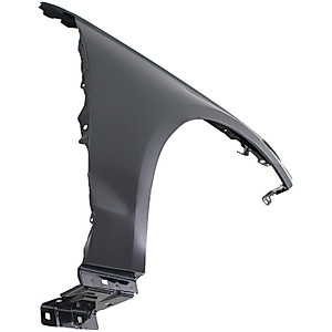 Evan Fischer Front Passenger Side Fender Compatible with 2013-2016 Ford Fusion Primed Steel