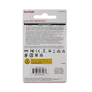 SanDisk Cruzer Glide USB 32GB Flash Drive (SDCZ60-032G-A46)