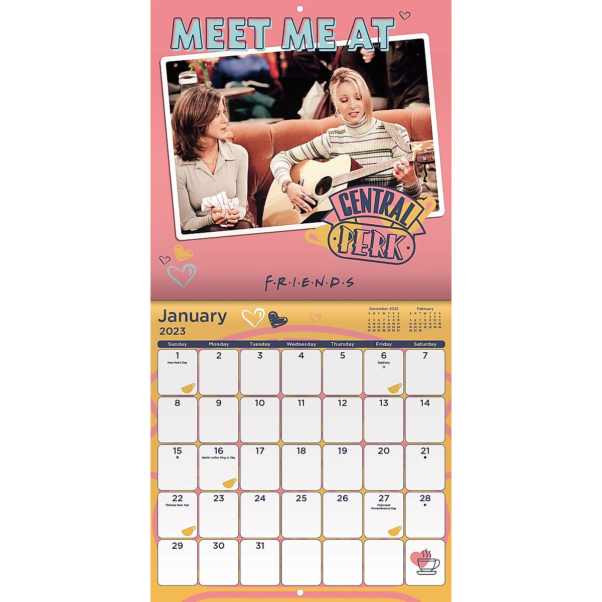2023 Friends Wall Calendar