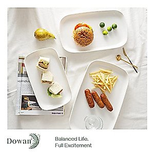 DOWAN Bundle - Ceramic Baking Dish and Serving Platter Set