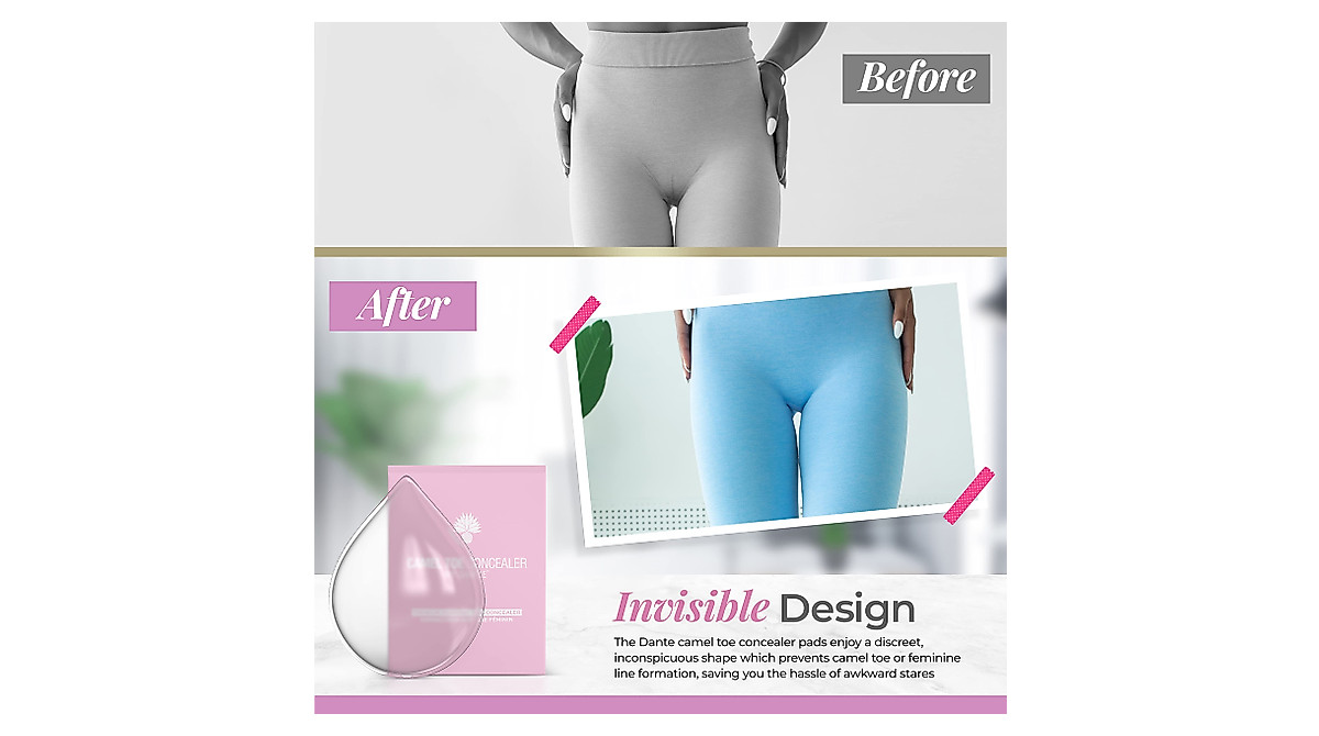 DANTE Camel Toe Concealer: Discreet & Reusable Guard for Activewear
