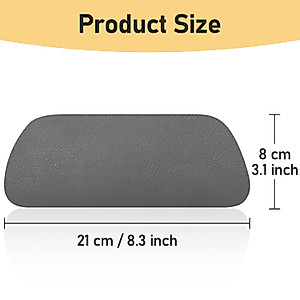 LOPNUR Refrigerator Drip Tray 2 Pack: Refrigerator Drip Catcher for Fridge Water Dispenser, Super Absorbent Diatomite Fridge Water Drip Tray for Whirlpool, GE, Samsung Refrigerator Replacement Grills