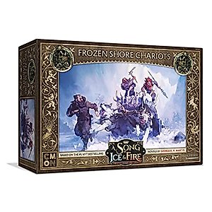 CMON A Song of Ice and Fire Tabletop Miniatures Frozen Shore Chariots Unit Box | Strategy Game for Teens and Adults | Ages 14+ | 2+ Players | Average Playtime 45-60 Minutes | Made