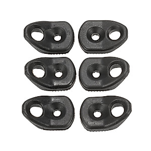 Lixada 6pcs Kayaking Canoeing Rafting Nylon Single Eyelet Tie Down Loop Safety Anchor Deck Fitting