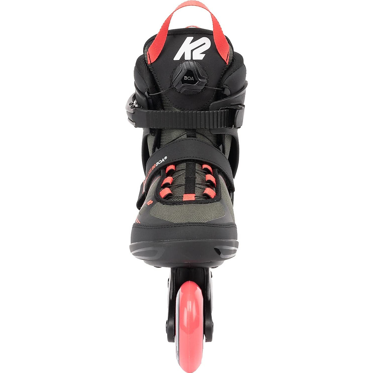 K2 Alexis 80 Boa Womens Inline Skates - Gray/Coral, 8.5
