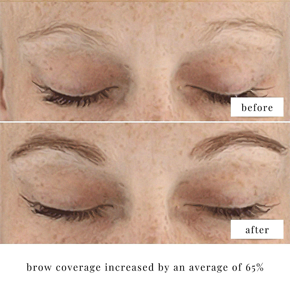 Elizabeth Mott Eyebrow Gel Makeup - Queen of the Fill Brow Tint and Filler - Brush to Fill in Eyebrows and Cover Gray Hairs, Water Resistant, Long Lasting - Cruelty Free, Dark Medium Brown, 4 g