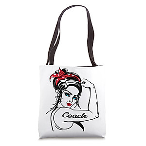 Coach Rosie The Riveter Pin Up Tote Bag