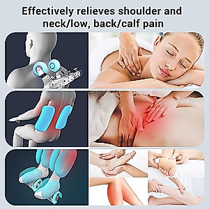 MYNTA Zero Gravity Massage Chair, Full Body Massage Chair and Recliner with Sl Track, Bigger Massage Roller, 12 Auto Modes, Lumbar and Calf Heating, LCD Screen Tablet, Fully Assembled, Black