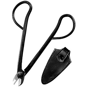 KAKURI Bonsai Wire Cutter 6.3" (160 mm) Professional Bonsai Tool, Japanese Carbon Steel, Black, Made in JAPAN