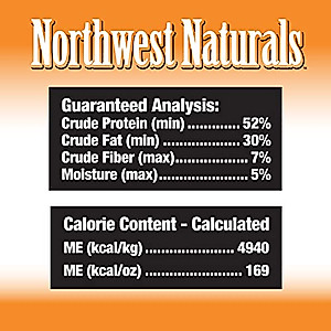 Northwest Naturals Freeze Dried Raw Diet for Dogs Freeze Dried Nuggets Dog Food – Turkey – Grain-Free, Gluten-Free Pet Food, Dog Training Treats – 12 Oz.
